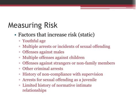 PPT Sex Offenders Treatment Risk Assessment PowerPoint Presentation ID