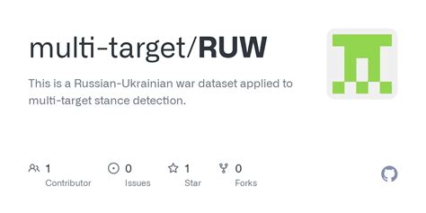 Github Multi Target Ruw This Is A Russian Ukrainian War Dataset