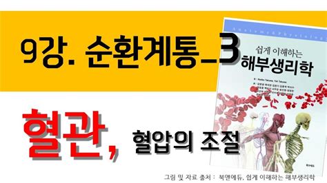 9강 순환계통 혈관의 특성 혈압조절 Youtube