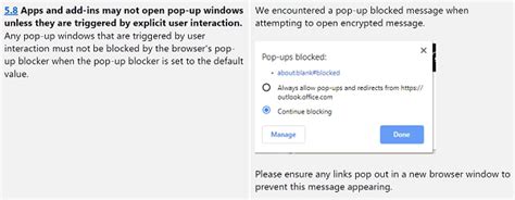 Javascript Outlook Dialog In Add Ins Use Without Deactivation Of Pop