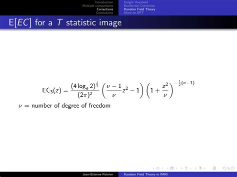 Random Field Theory In Functional Imaging Ppt