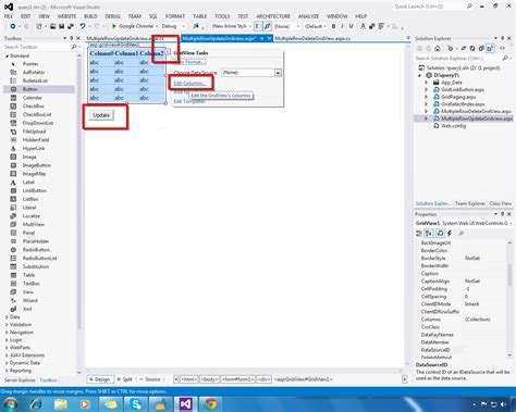Update Multiple Rows In GridView With CheckBox Selection With