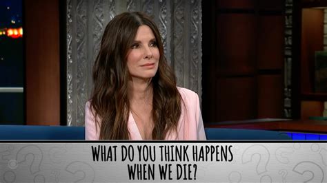 Sandra Bullock Answers Stephen Colberts Quickfire Questions Mashable