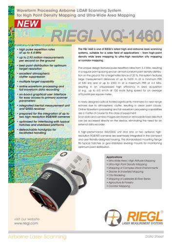 Riegl Vq 840 Gl Riegl Lms Pdf Catalogs Technical Documentation Brochure