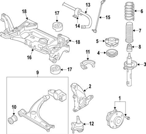 Front Suspension For 2019 Volkswagen Jetta Vw Parts Center
