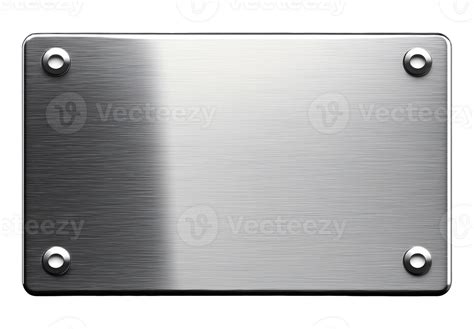 Rectangular Metal Plate 58303153 Png