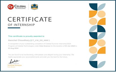 Aanchal Choudhary On Linkedin Datascience Celebal