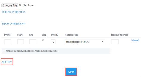 Modbus Address Mapping Ignition User Manual
