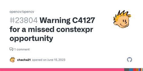 warning c4127 for a missed constexpr opportunity · issue 23804