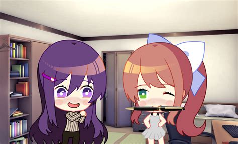 Monikas T For Yuri Yurika Thursdays Ddlc Anime Game Art Fan Art