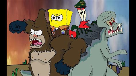 Spongebob Godzilla Vs Kong Youtube