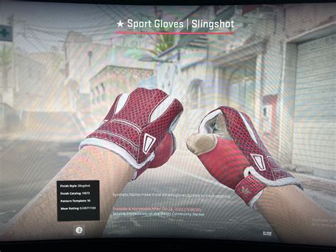 Slingshot Gloves CS2 Video Gaming Gaming Accessories In Game Products On Carousell