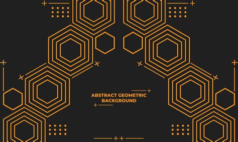 Abstract Hexagonal Geometric Background Vector Art At Vecteezy
