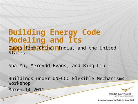 Ppt Building Energy Code Modeling And Its Application Dokumen Tips