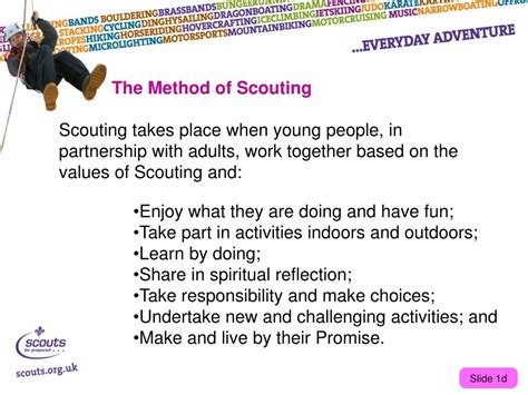 Ppt The Essence Of Scouting For Youth Development Powerpoint Presentation Id 9325837