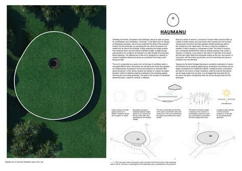 Architecture Project Floating Timber Canopy For Mindful Reflection