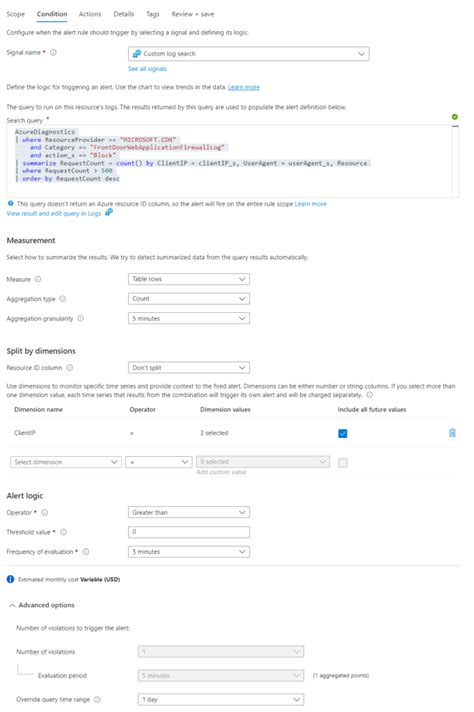 soar block log analytics ip entities on azure frontdoor waf 2 prof it