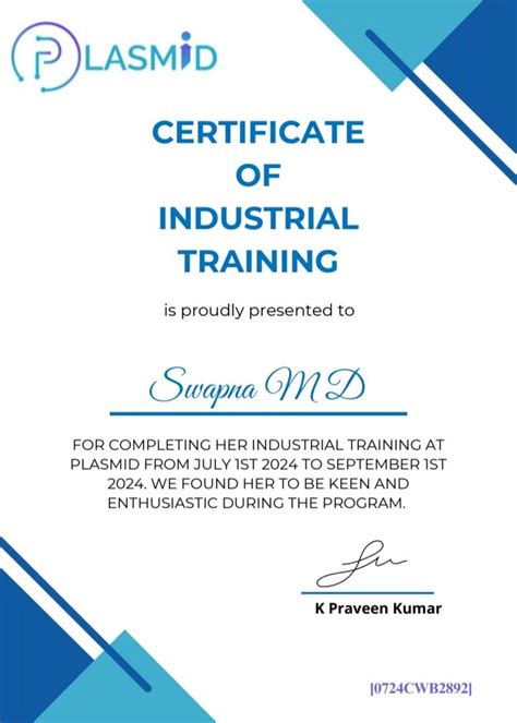 Swapna M D On Linkedin Webdevelopment Plasmid Intrainz Internship Industrialtraining