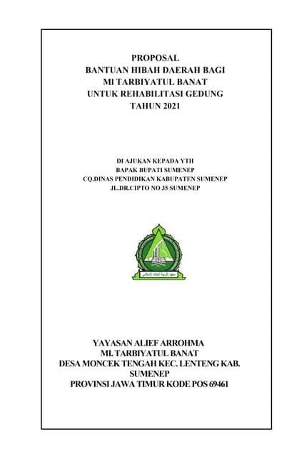 Proposal Pembangunan Ruang Kelas Baru 1 Docx