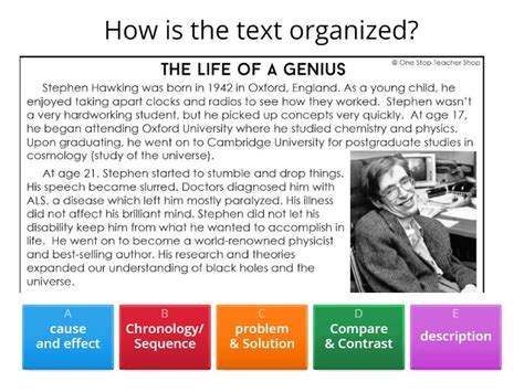 Text Structure Quiz