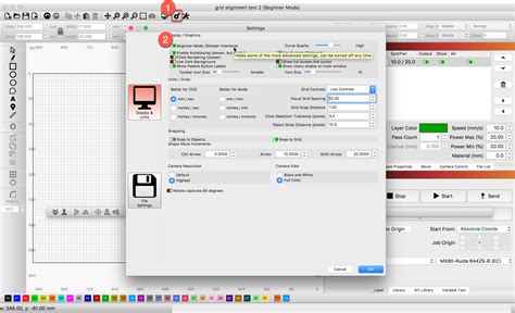 Lost Cut Optimization Pulldown Getting Started With Lightburn Lightburn Software Forum
