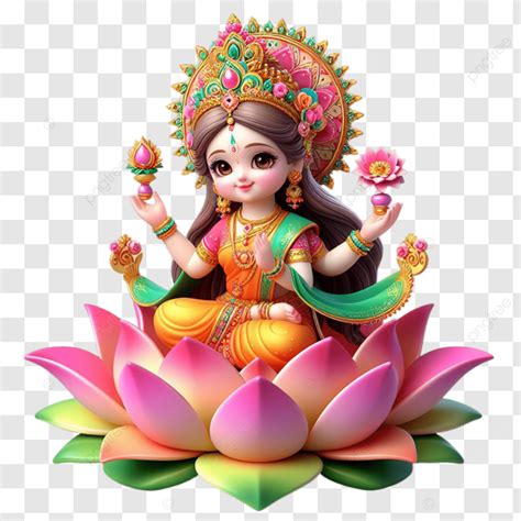 귀여운 여신 락쉬미 슈브 디왈리 푸자 여신 락슈미 슈브 디왈리 락슈미 푸자 Png 일러스트 및 이미지 에 대한 무료 다운로드 Pngtree