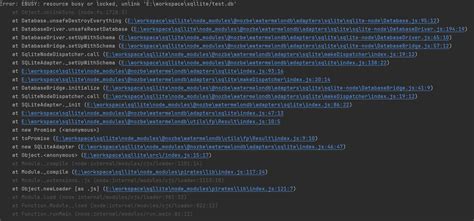 In A Nodejs Environment Throws A Resource Lock Error · Issue 1705 · Nozbewatermelondb · Github