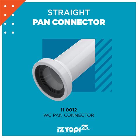 Straight Pan Connector Connects P Trap Wc To The Wall Prevents Cross Flow Perfect Fit