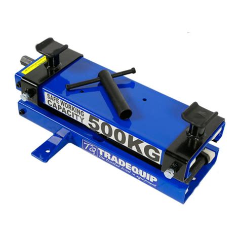 Tradequip Motorcycle Chassis Lifter 500kg — Ramp Champ
