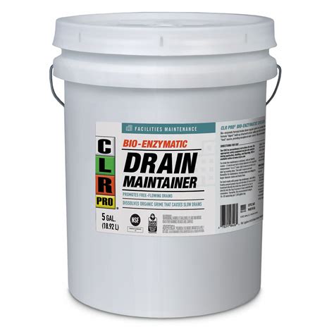 CLR PRO Bucket 5 Gal Drain Maintainer 61LV27 G FM BEDM 5PRO Grainger