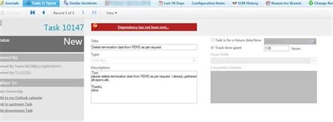 Dependency Not Met Message When Creating Downstream Tasks