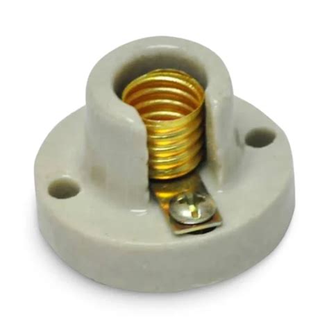 Socket MigÑon Base 7½ Blanco Porcelana Soc 011 Ferretería Ruse