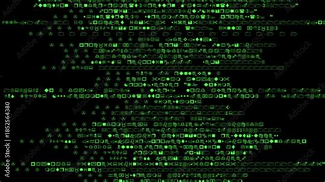 Encrypted Programming Security Hacking Code Animation Typing Green