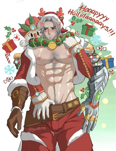 Rule 34 Bara Bucky Barnes Bulge Christmas Gay Holidays Male Male Only