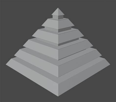 Pyramidal Structure Beveled 3d Turbosquid 1504948