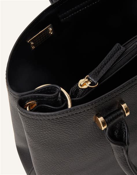 Looped Metal Detail Handheld Bag | Top handle bags | Accessorize UK