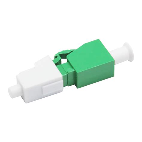 LC APC Green Optical Attenuator Male To Female 1dB 30dB Fix Attenuation