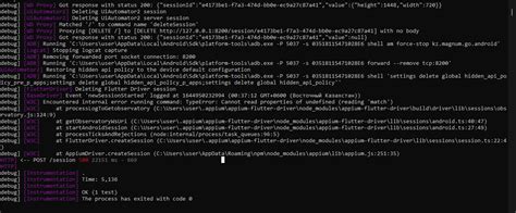 Original Error Cannot Read Property Match Of Undefined · Issue 248 · Appiumappium Flutter