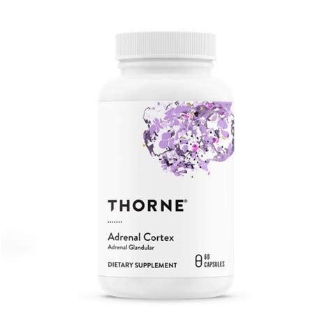 Cortex Suprarenal 50mg 60 Capsule Thorne Research Vitax Ro