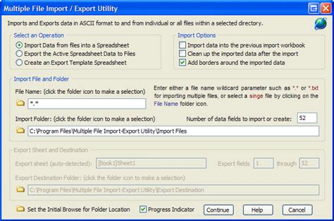 Multiple File Import Export Utility For Microsoft Excel Excel Programs And Vba Tips