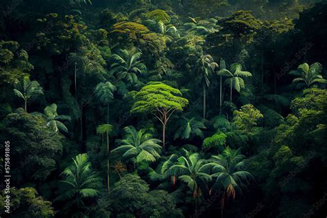 Tropical Rainforest Is A Dense Lush Forest Located In Tropical Regions