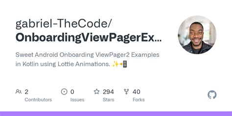 Github Gabriel Thecodeonboardingviewpagerexamples Sweet Android Onboarding Viewpager2