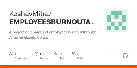 GitHub KeshavMitra EMPLOYEESBURNOUTANALYSIS A Project On Analysis Of Employees Burnout