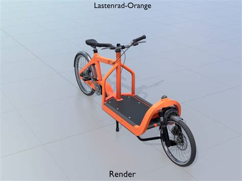 Lastenrad Orange