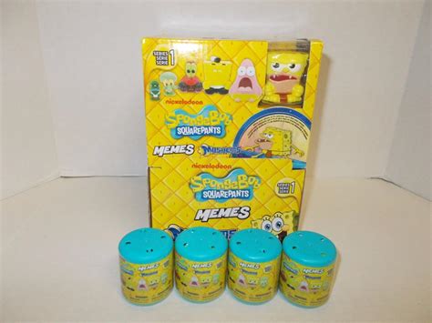 New Spongebob Squarepants Mashems Series 1 Lot Of 4 Vhtf 1900103027