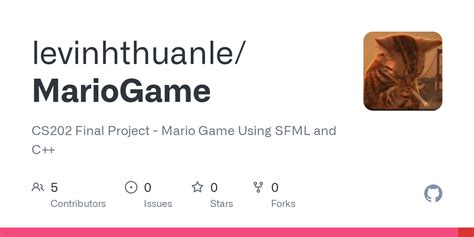 Github Levinhthuanlemariogame Cs202 Final Project Mario Game Using Sfml And C