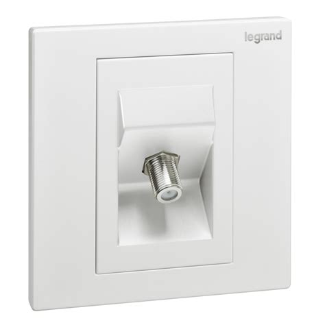Galion 1 Gang F Type Tv Socket Outlet White 282449 3414971142817 Legrand