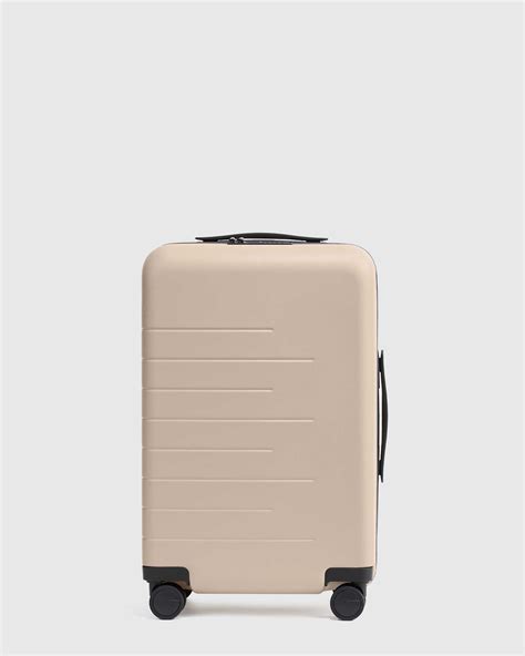 Small Carry On Suitcase In Tan