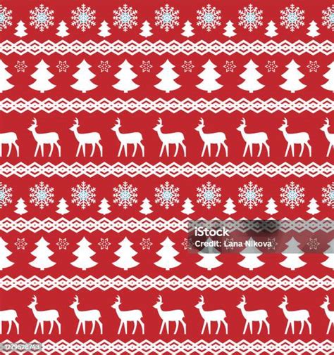 스칸디나비아 스타일의 벡터 원활한 크리스마스와 새해 패턴 12월에 대한 스톡 벡터 아트 및 기타 이미지 12월 겨울 계절