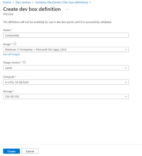 How To Manage A Dev Box Definition Microsoft Dev Box Microsoft Learn